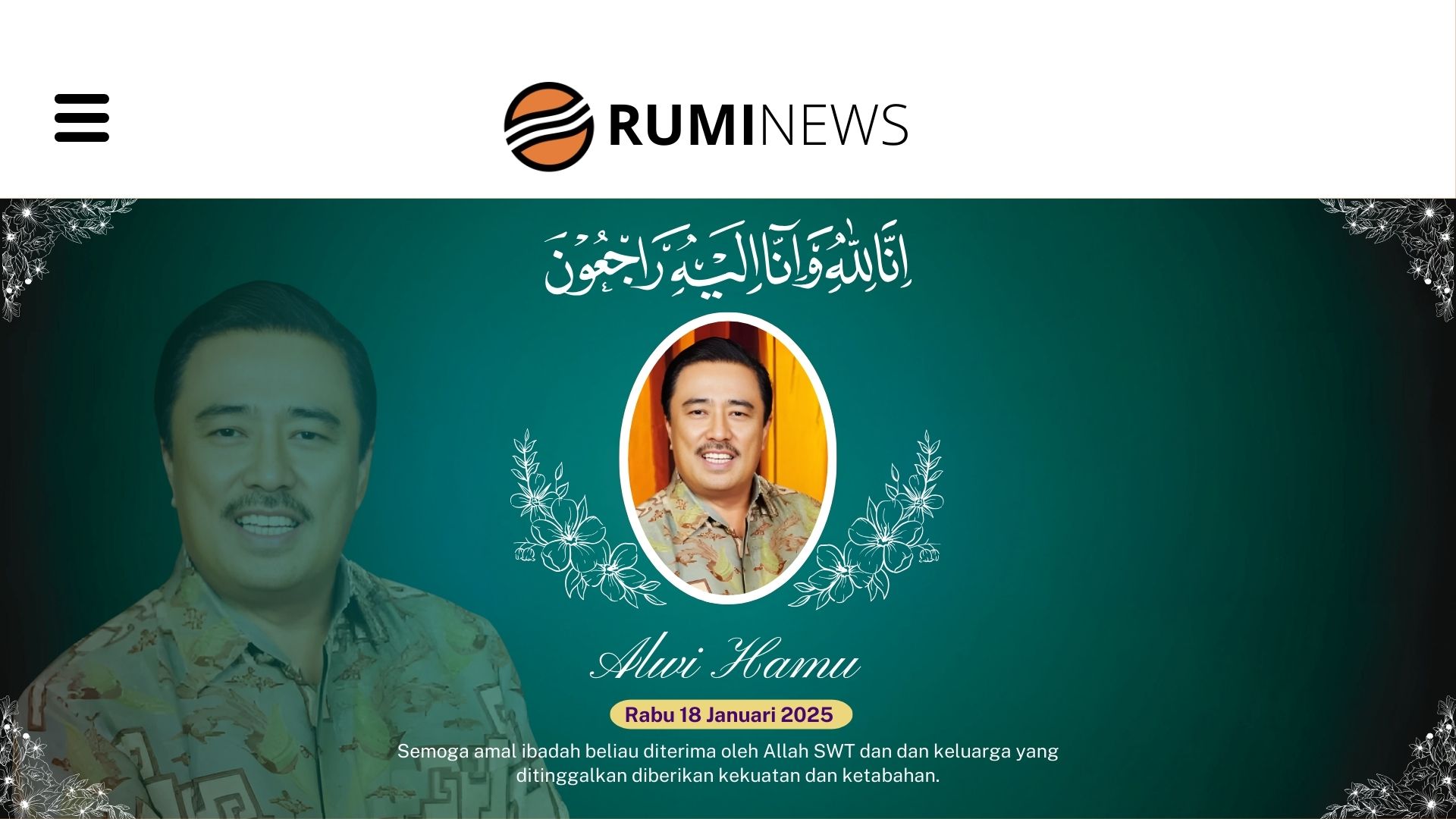Alwi Hamu Tutup Usia, Tokoh Pers dan Pendiri Fajar Group Alwi Hamu ...