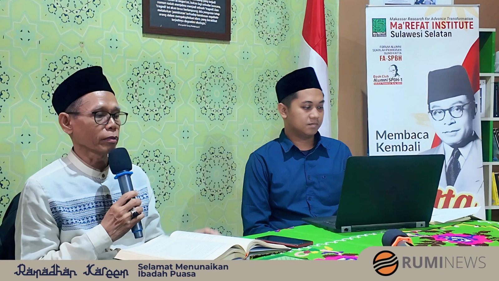 Pemikiran Bung Hatta tentang Al-Quran Dibicarakan di Ma'REFAT INSTITUTE - ruminews